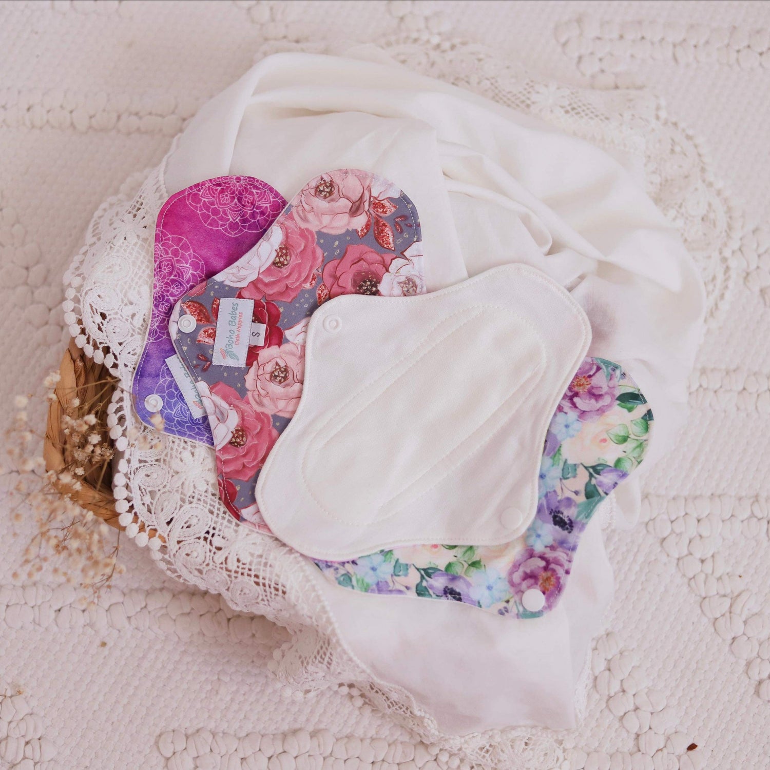 Bamboo Menstrual Pads | Boho Babes Cloth Nappies